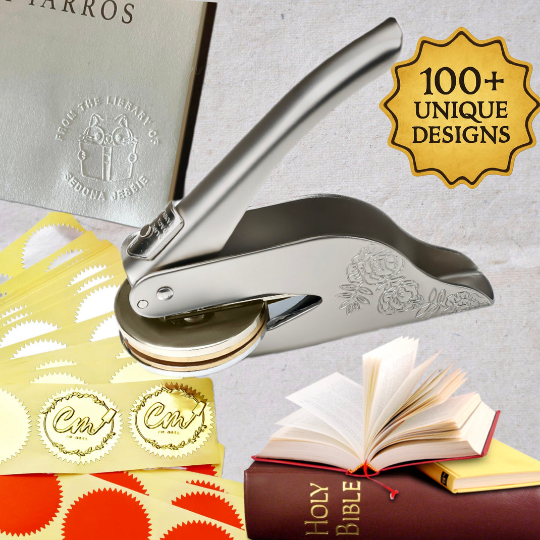 Custom Book Embossers – Personalized Library Stamps | StampEmbosser – Stamp Embosser